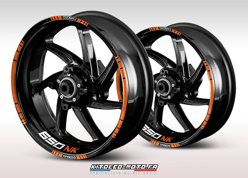 Adesivi per cerchi moto CF MOTO 650 NK - Negozio di kit adesivi per moto